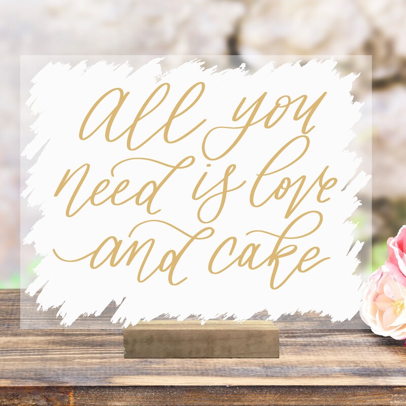 Wedding Cake Sign - Etsy