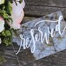 Acrylic Wedding Reserved Signs With Stands, Acrylic Reserved Signs ...
