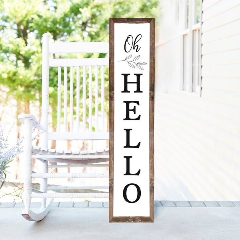 Oh Hello Sign - Etsy