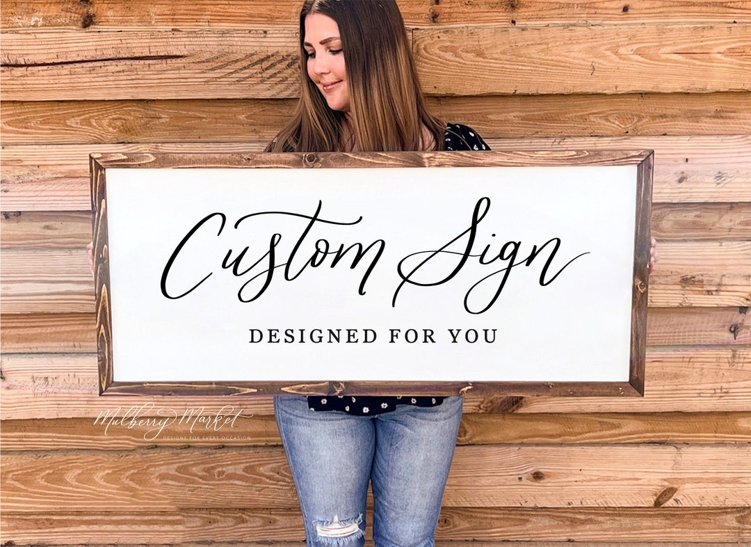Custom Quote Sign | Designed for YOU | Personalized Wood Framed Sign ...