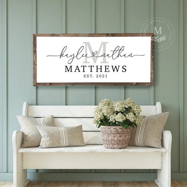 Last Name Decor - Etsy