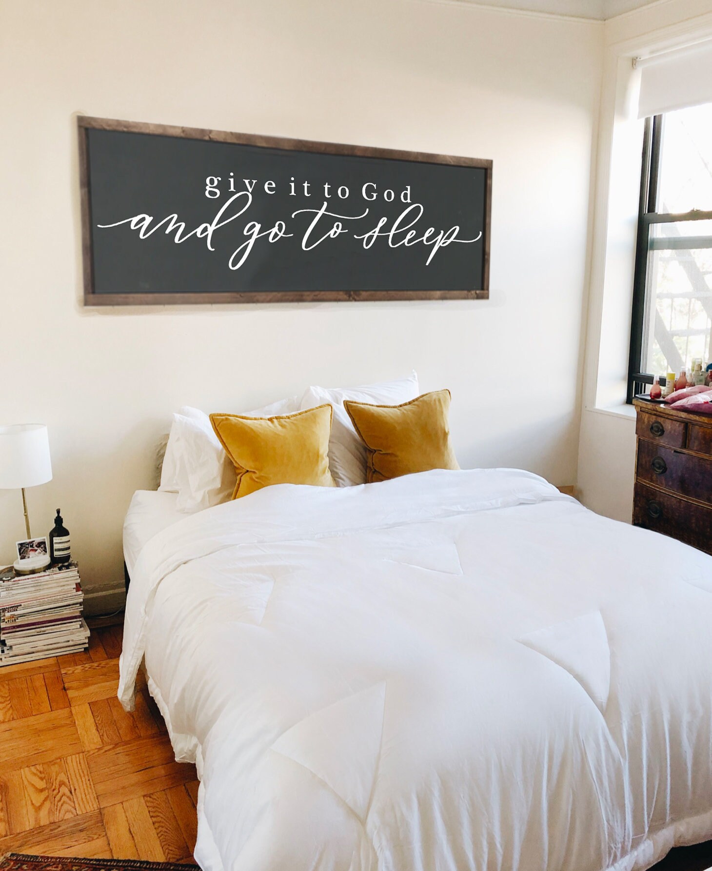 Give It to God and Go to Sleep Sign Farmhouse Sign Ready to - Etsy Canada
