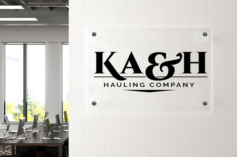 Acrylic Logo Sign Store Front Sign 36x24 Sign Business | Etsy