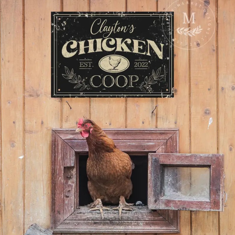 Chicken Coop Sign - Etsy