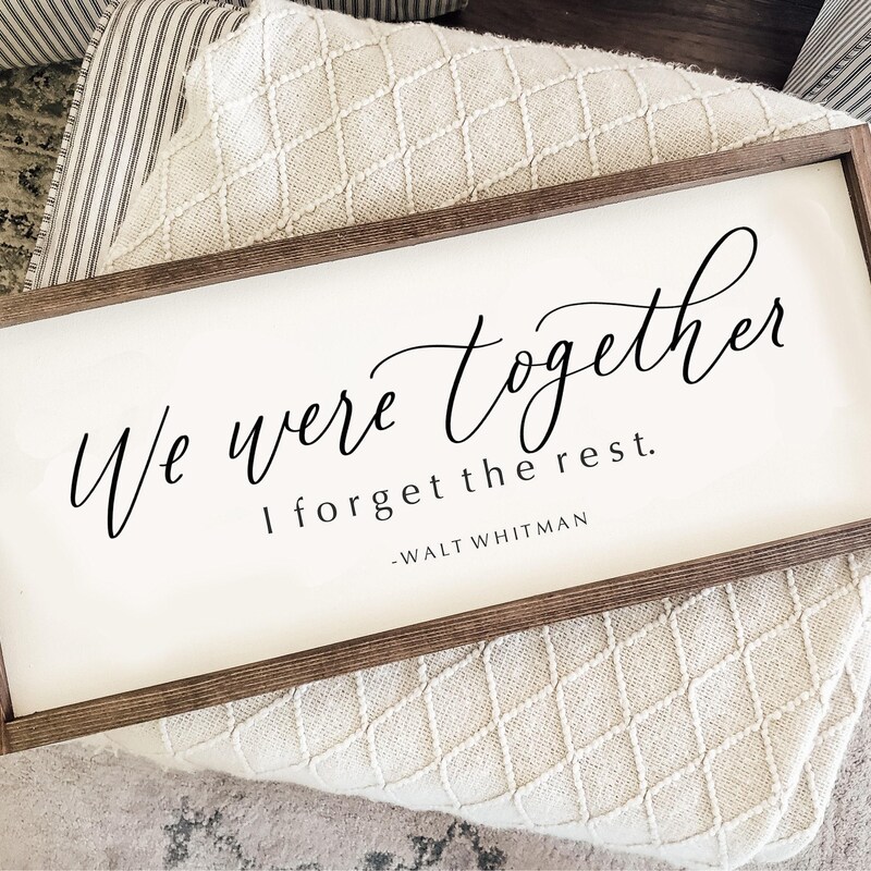 We Were Together - Etsy