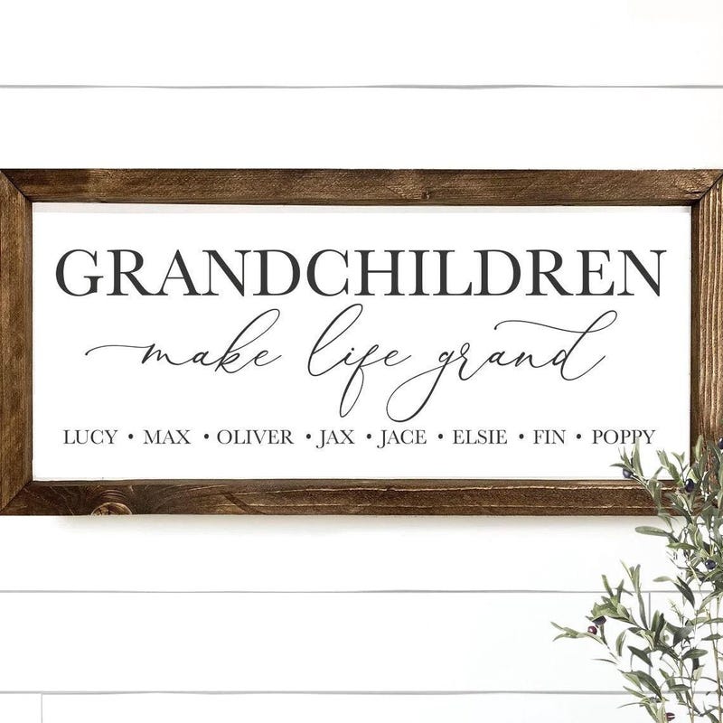 Grandparents Signs - Etsy