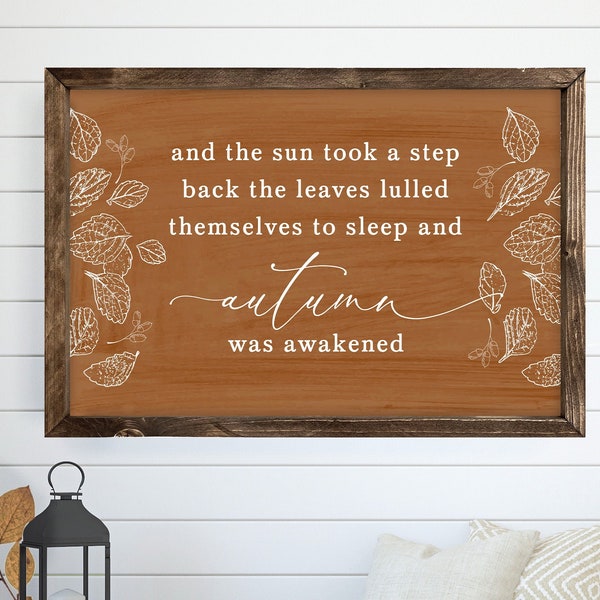 Fall Wood Sign - Etsy