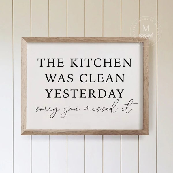 Funny Kitchen Sign - Etsy