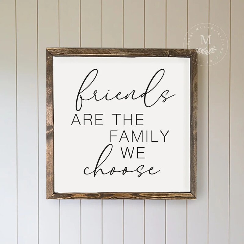 Friends Wood Sign - Etsy