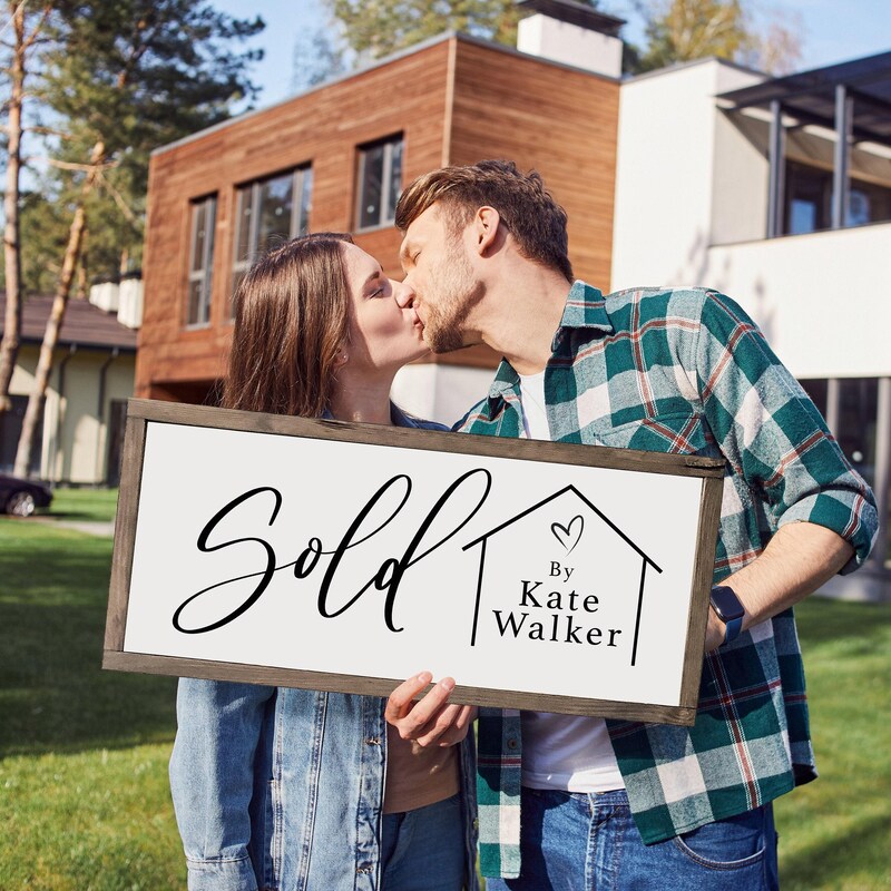 Realtor Sold Sign - Etsy