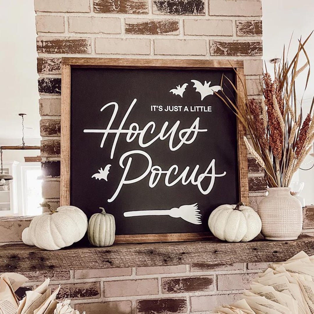 Hocus Pocus Sign, Halloween Sign, Halloween Sign, Halloween Wall Art ...