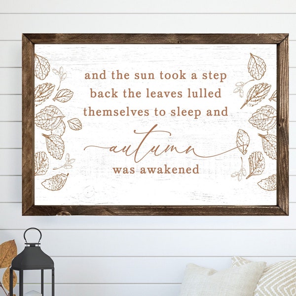 Autumn Sign - Etsy
