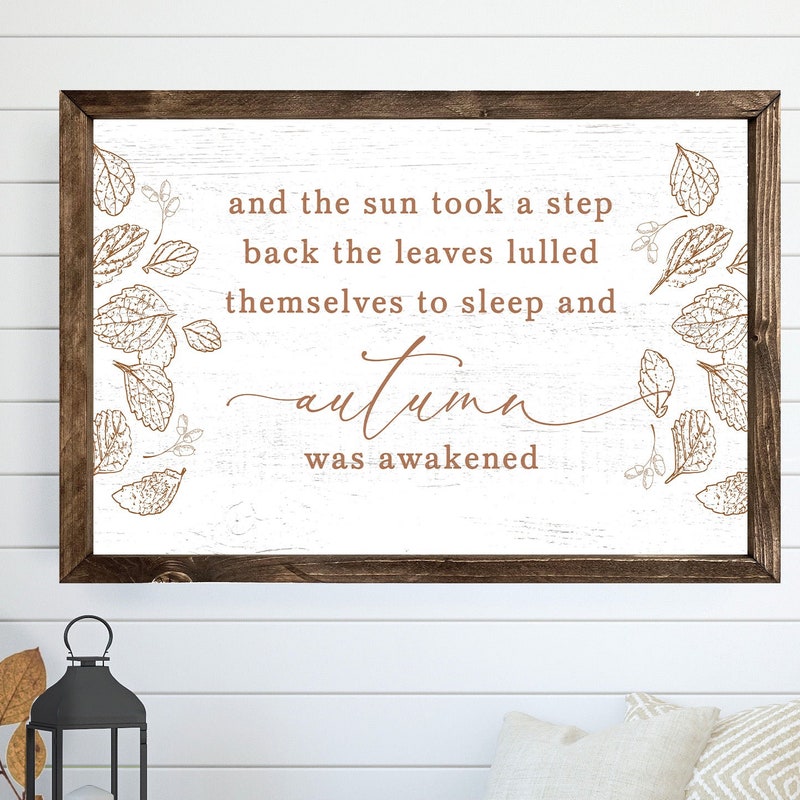 Autumn Sign - Etsy