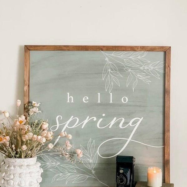 Rustic Spring Decor - Etsy