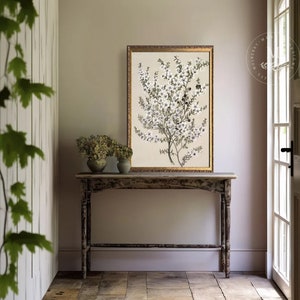 Vintage Art Manuka Flowers Painting, Vintage Farmhouse Print, Antique ...