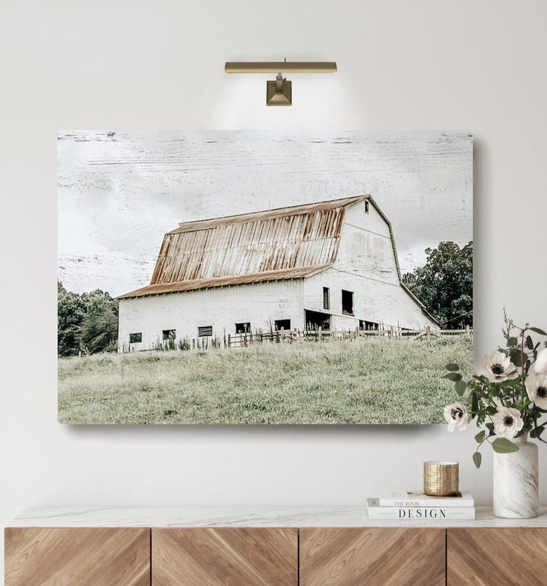 Old Rustic Barn Canvas Sign, Barn Canvas Art, Vintage Print, Antique ...