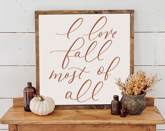Fall Grateful Sign Wooden Fall Signs Fall Decor With Leaves - Etsy