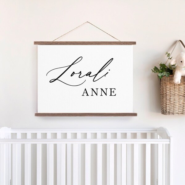 Baby Name Canvas - Etsy