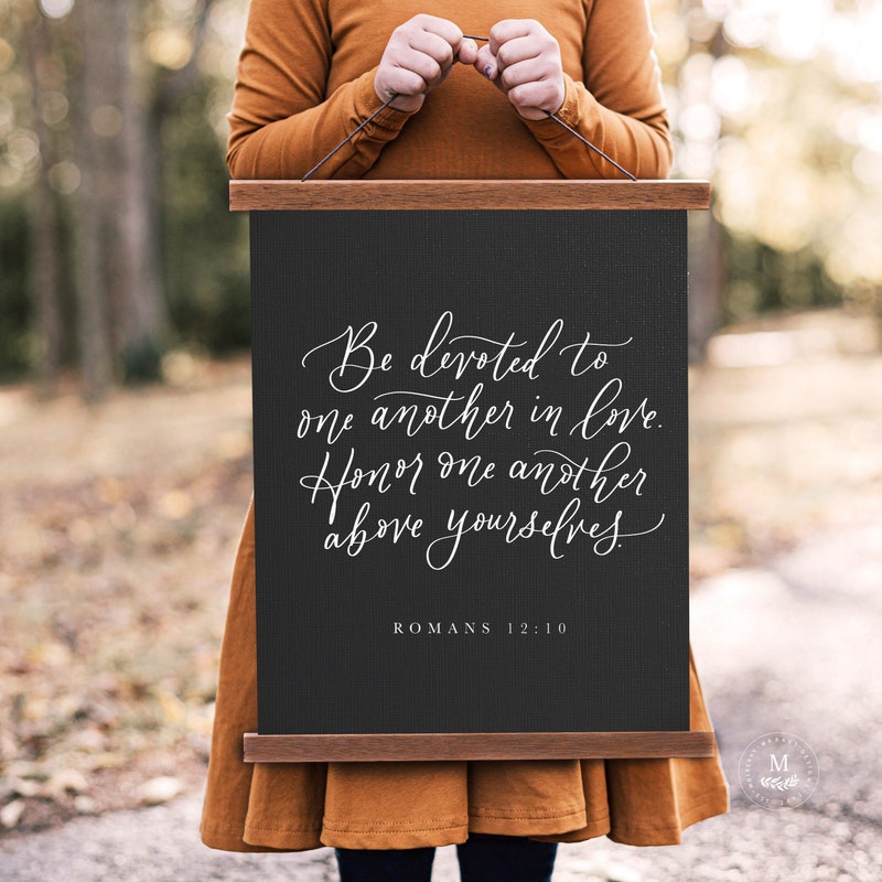 Scripture on Canvas - Etsy