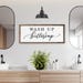 Wash up Buttercup Bathroom Sign, Wash up Sign, Signs for Bathroom ...