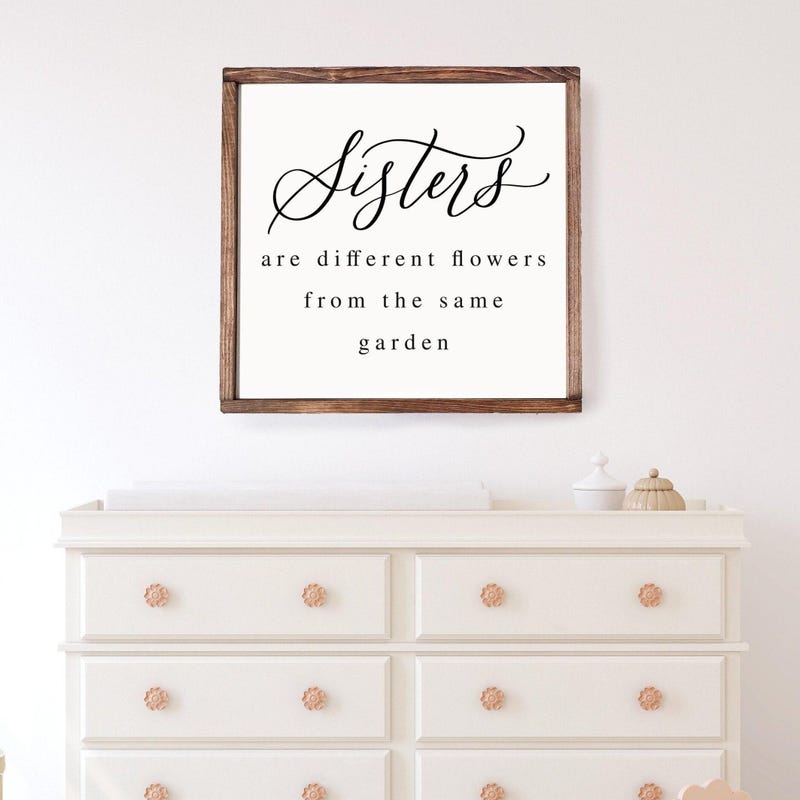 Sisters Wall Decor - Etsy