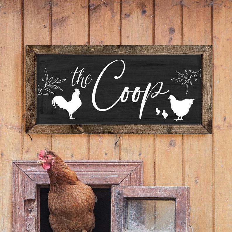 The Coop Chicken Coop Sign Sign for Chicken Coop Farmhouse - Etsy