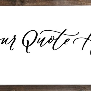 Custom Quote Sign for Home | Personalized Wood Sign | Custom Wall Decor ...