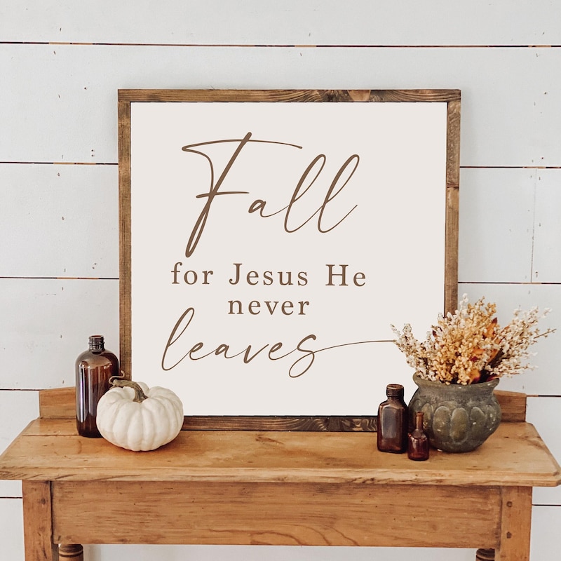 Fall Leaf Sign - Etsy