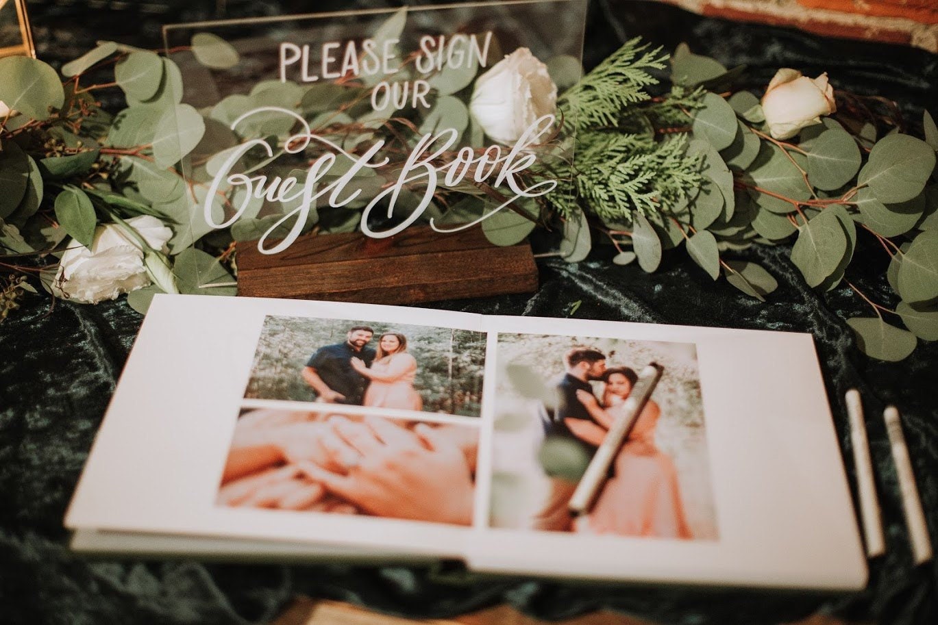Acrylic Please Sign Our Guest Book Sign Acrylic Wedding Sign | Etsy