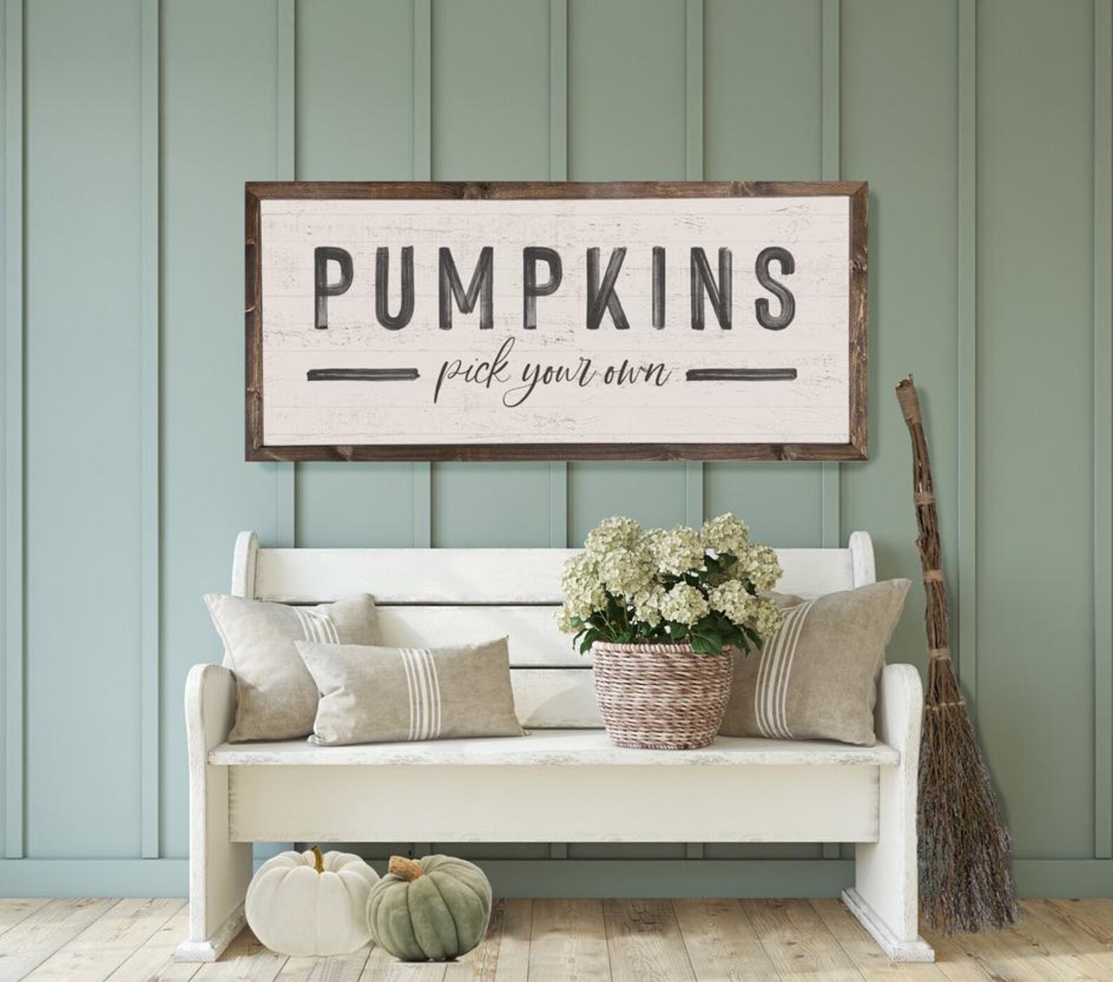 Pumpkins Pick Your Own Fall Sign | Fall Sign | Fall Wall Decor | Autumn ...