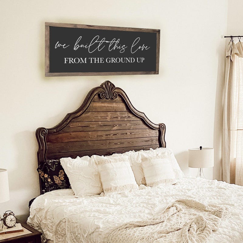 Signs Above Bed - Etsy