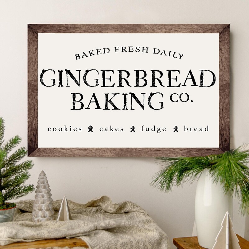 Gingerbread Sign - Etsy