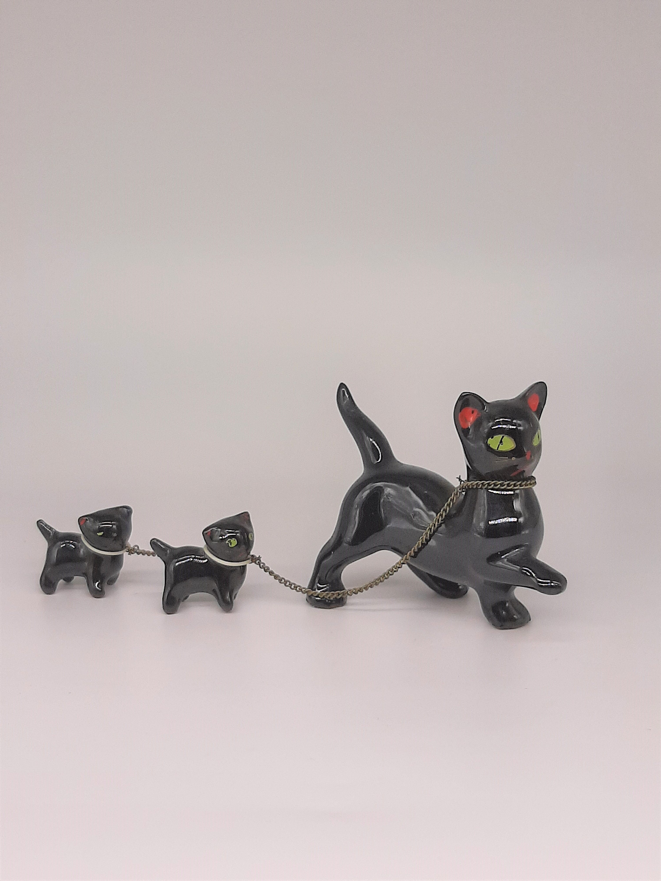 1950s Chained Cat Family - Etsy