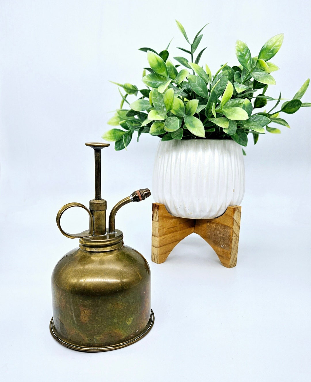 Vintage Brass Watering Sprayer Can or Oil Sprayer Made in Hong Kong - Etsy