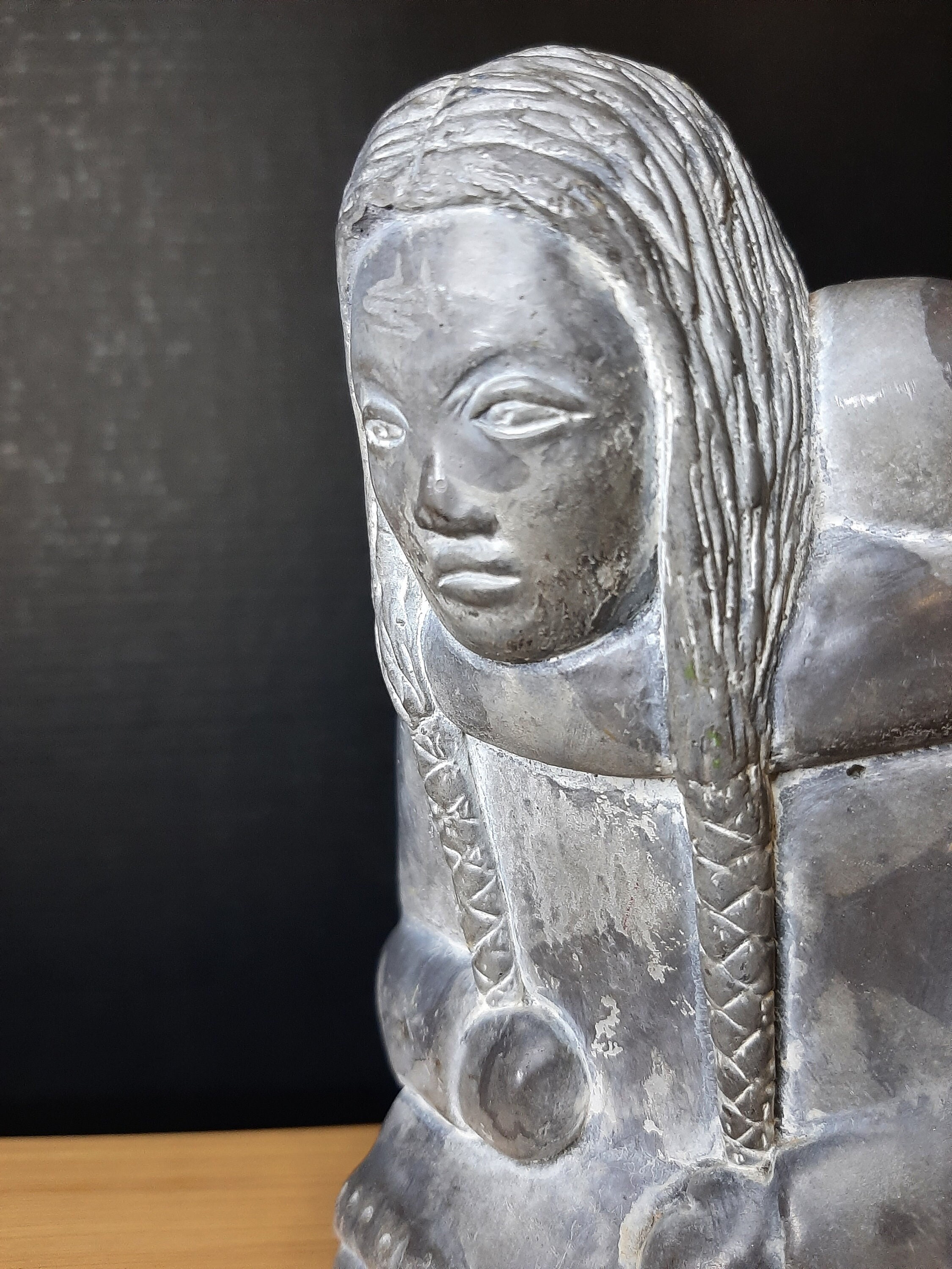 Inuit Woman and Child Sculpture by Abbott Canada - Etsy