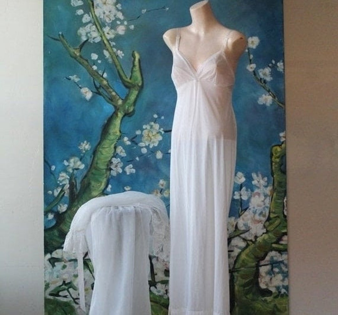 Peignoir Set See Through Lingerie Floor Length Bride Dressing - Etsy
