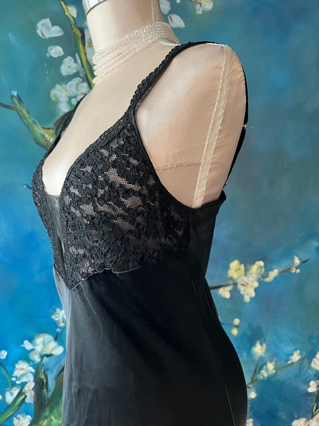 Plus Size Victoria Secret Sexy Long Black Lingerie See Through Lingerie ...