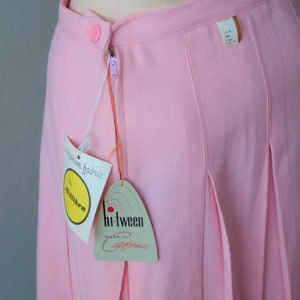 Wool Skirt Secretary Dress Office Skirt Pink Box Pleat Skirt - Etsy