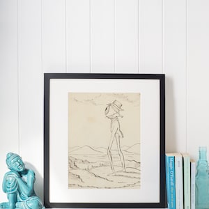 Antique Sketch Print From Public Domain - Illustration by Christopher ...