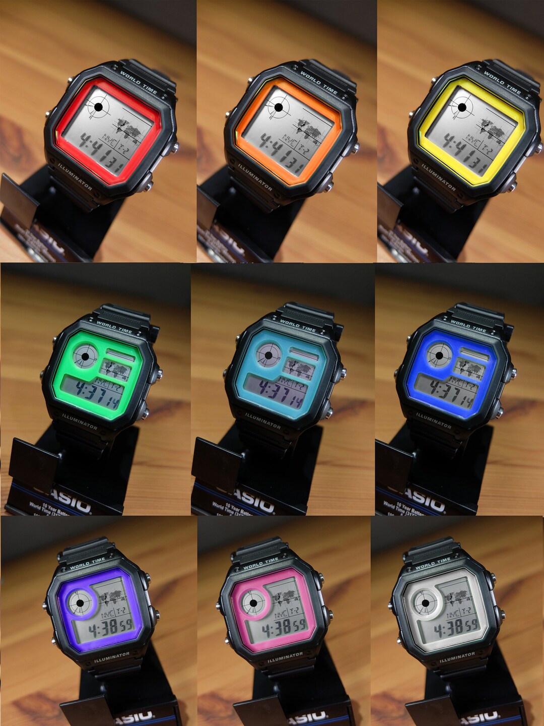 5 Color Pack - Mix N Match - Casio Royale (faceplate ONLY!) - Etsy