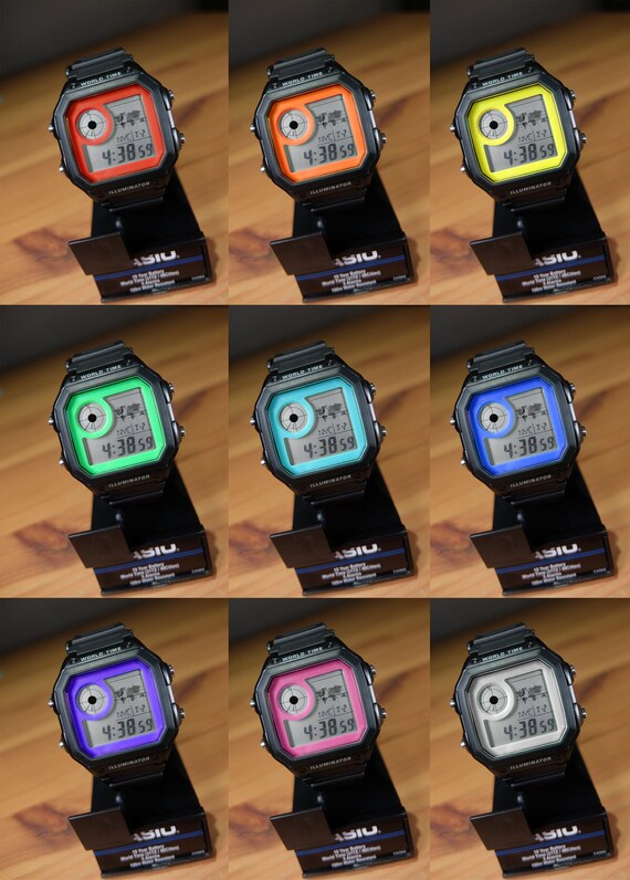5 Color Pack bullseye Faceplate Casio Royale - Etsy