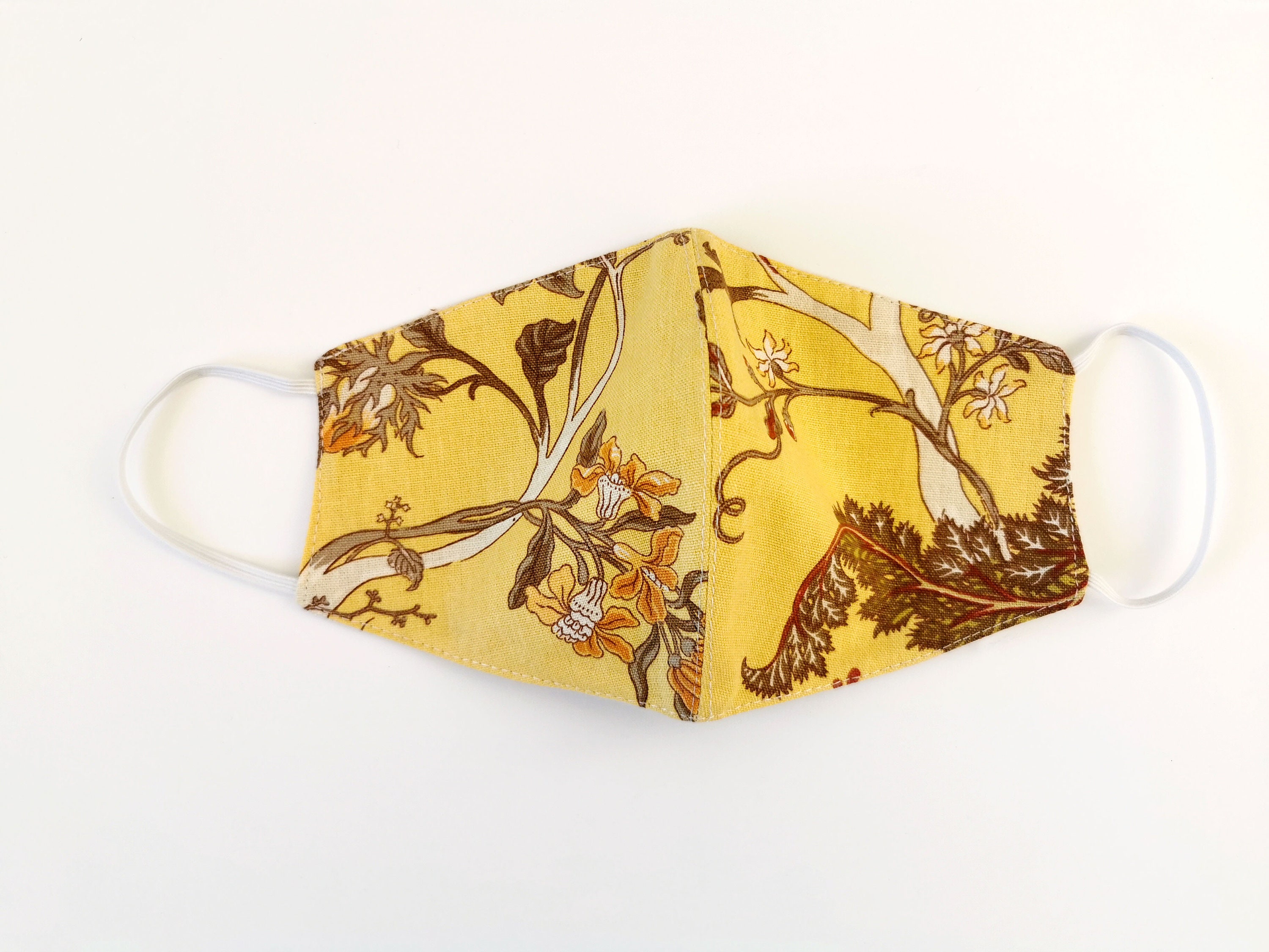 Floral Cotton Face Mask Set, Designer Prints, Handmade in Greece - Etsy
