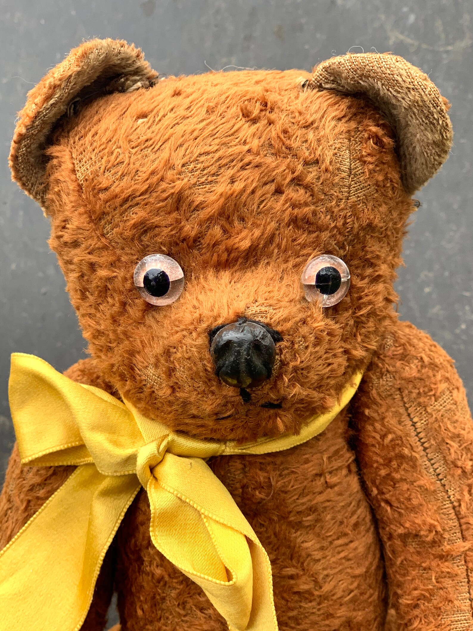 Antique Teddy Bear French Antique Teddy Stuffed With Straw - Etsy