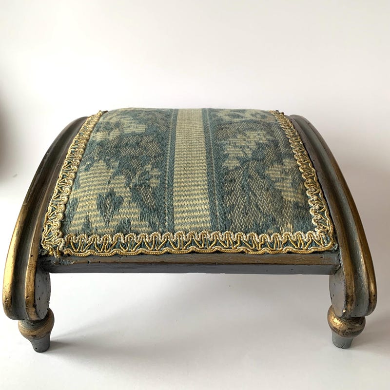 Antique Footstool - Etsy