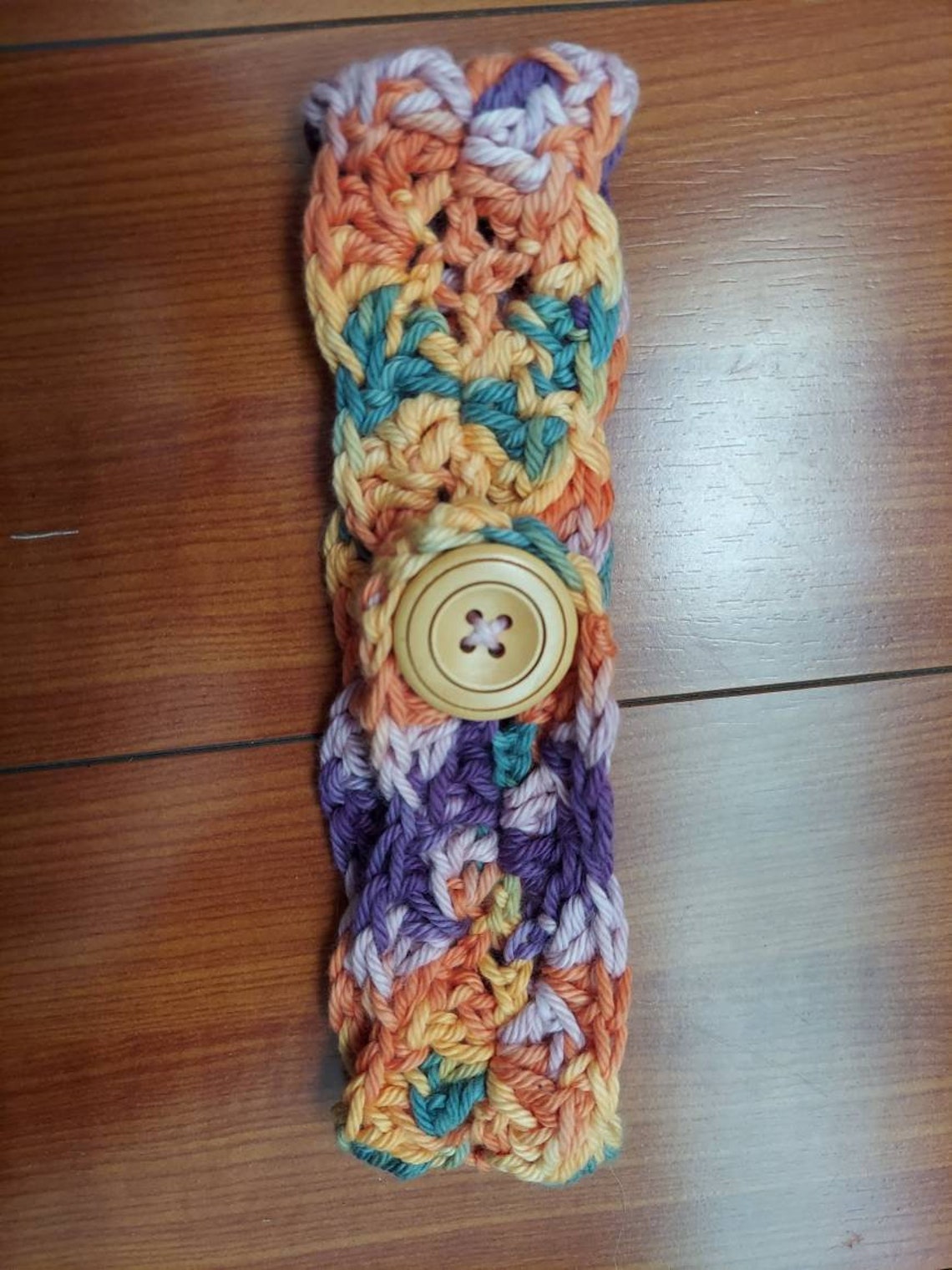 Cotton Kids Crocheted Ear Warmer Headband // Natural Fibers // Kids ...