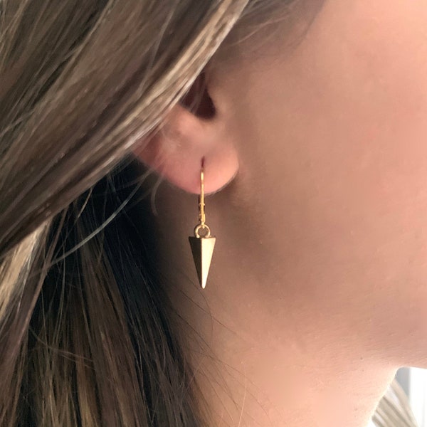 Pointy Earrings - Etsy