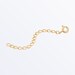 Gold Chain Extender Two Inch Extender Gold Necklace - Etsy