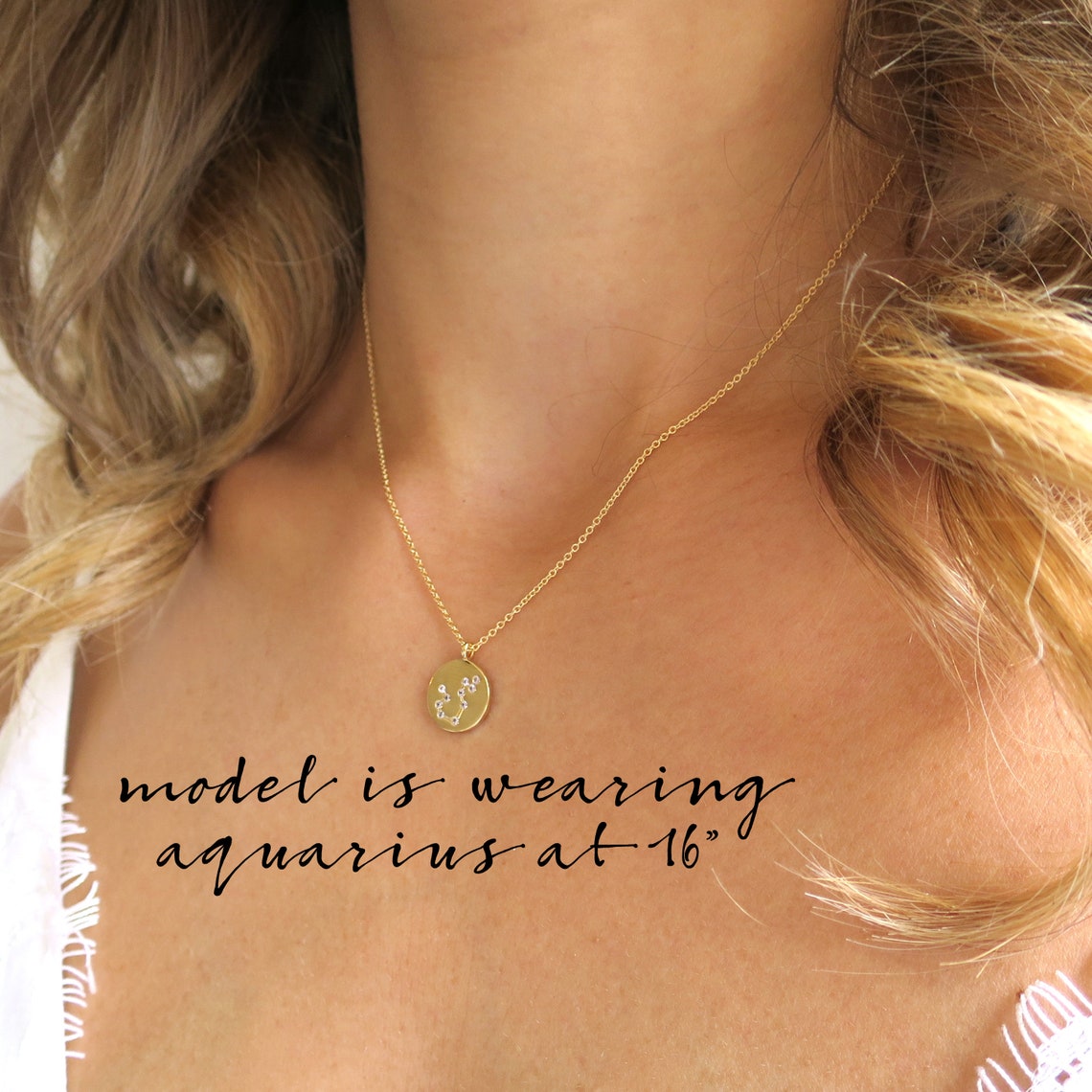 Taurus Zodiac Necklace Gold Taurus Necklace Taurus - Etsy