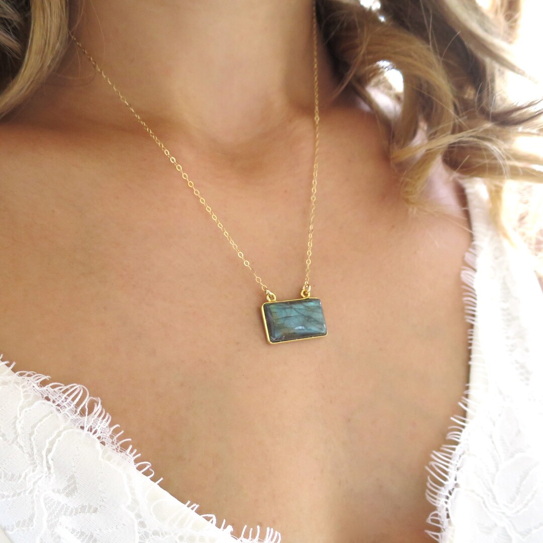 Labradorite Necklace, Labradorite Pendant, Labradorite Jewelry ...