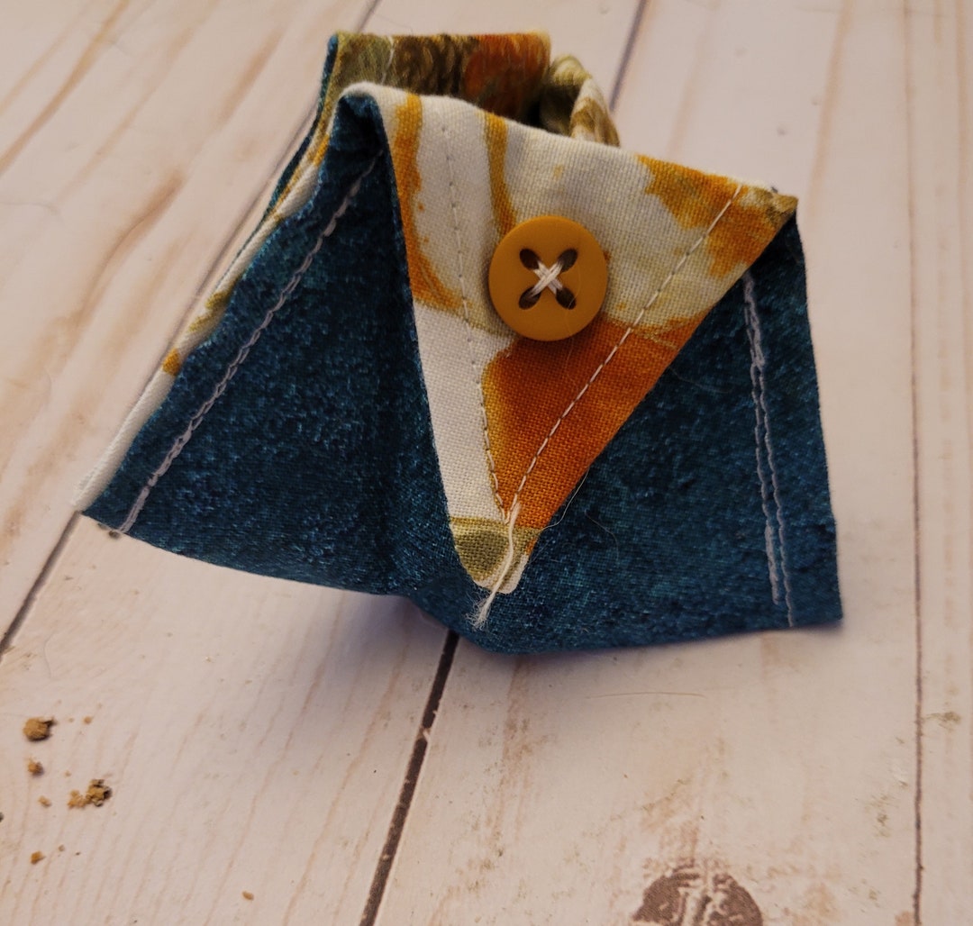 Triangle Thread Catcher: Orange and Cream - Etsy